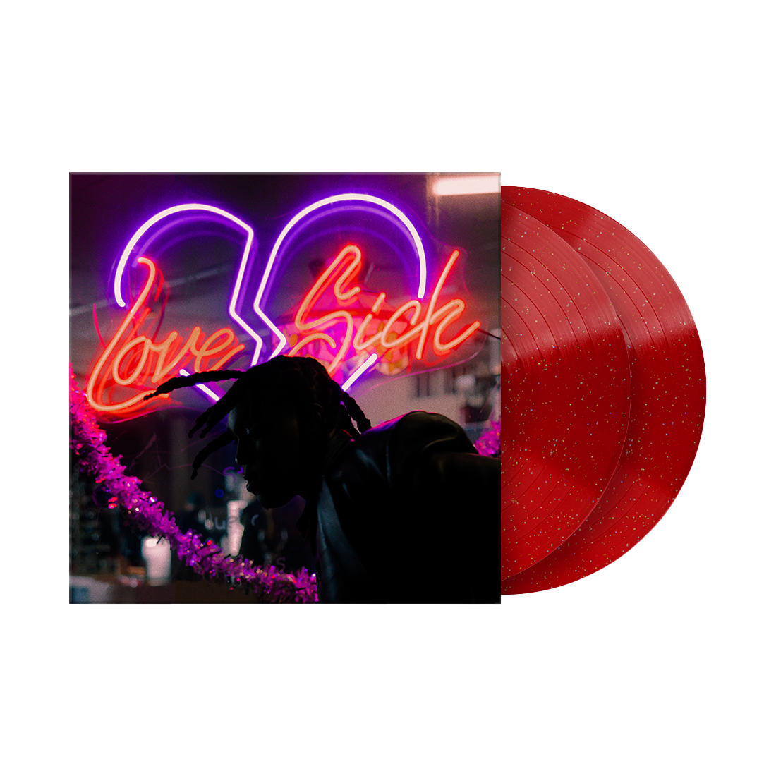 LOVE SICK (DELUXE) TRANSLUCENT GLITTER RED 2LP VINYL – Don Toliver ...